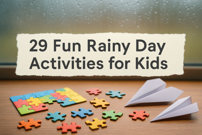 29 Rainy Day Activities for Kids to Keep the Fun Indoors
